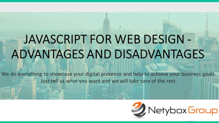 JavaScript for Web Design – Advantages and Disadvantages | Netybox Group